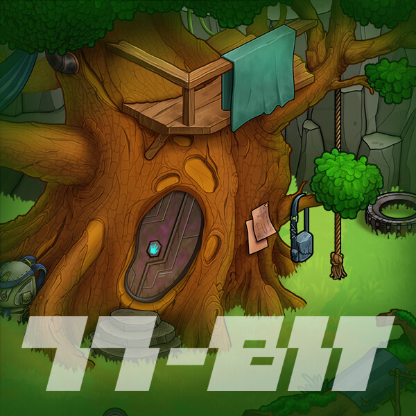 ArtStation - 77-Bit — Isometric Forest Environment