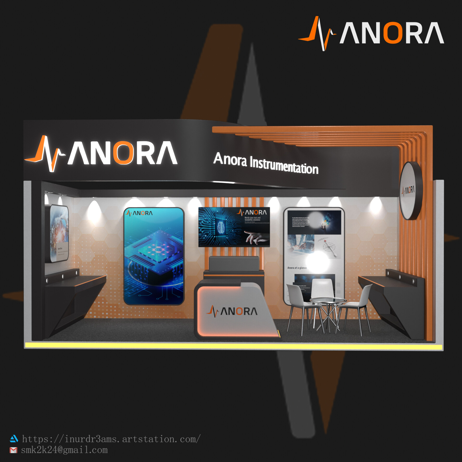 ArtStation - Exhibition Booth – Anora Instrumentation Pvt. Ltd.
