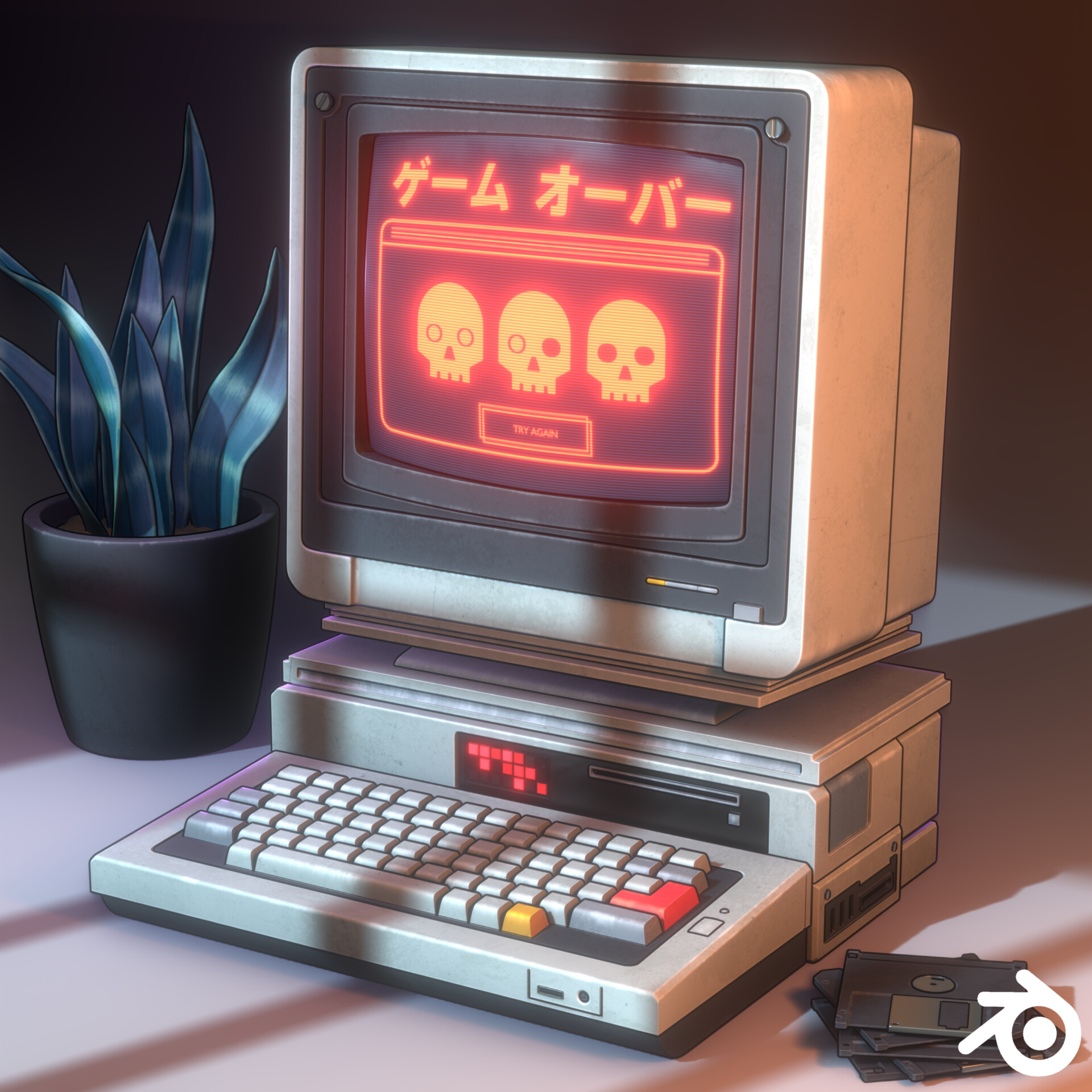 ArtStation - Old Computer Design