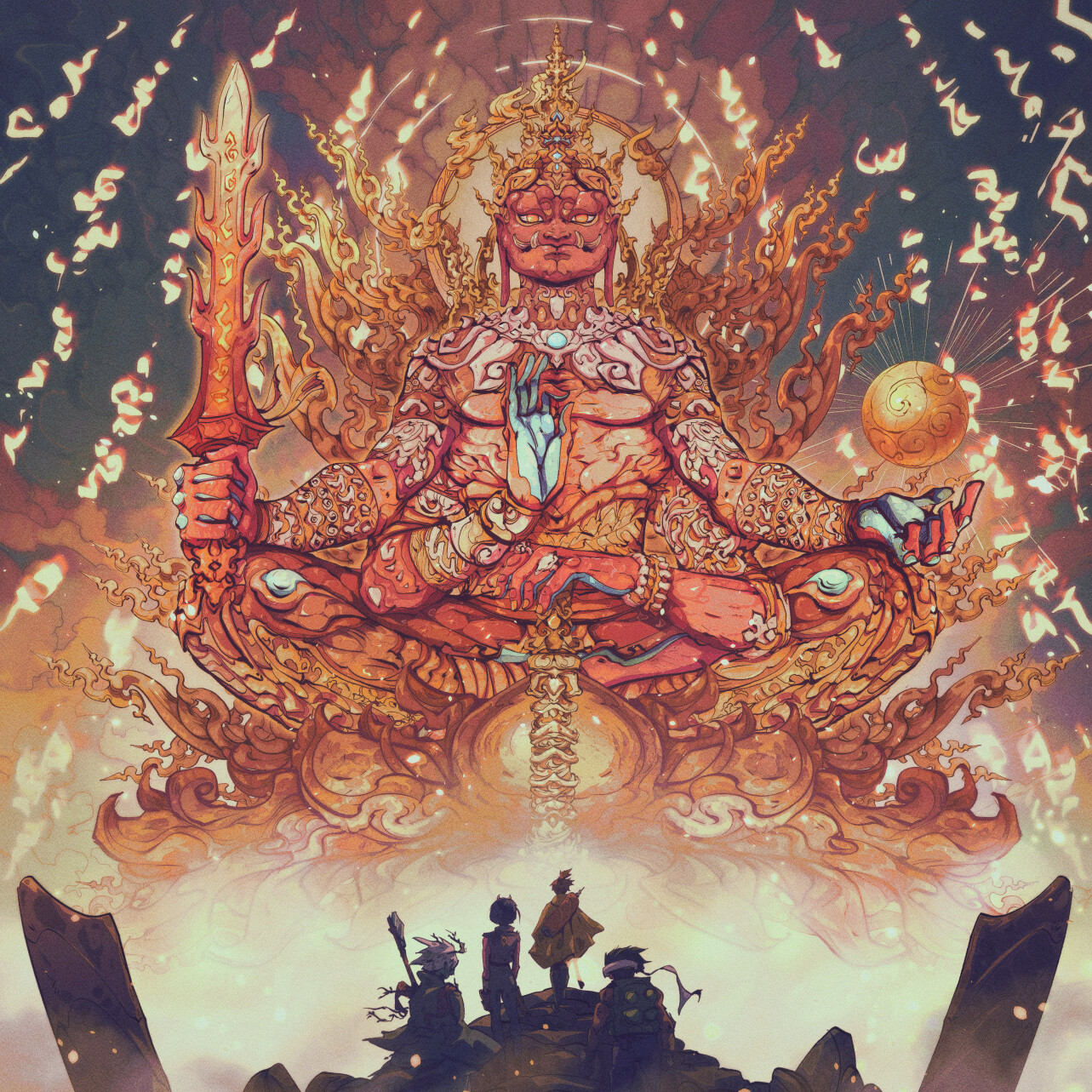 ArtStation - Shambala Sacred Warrior