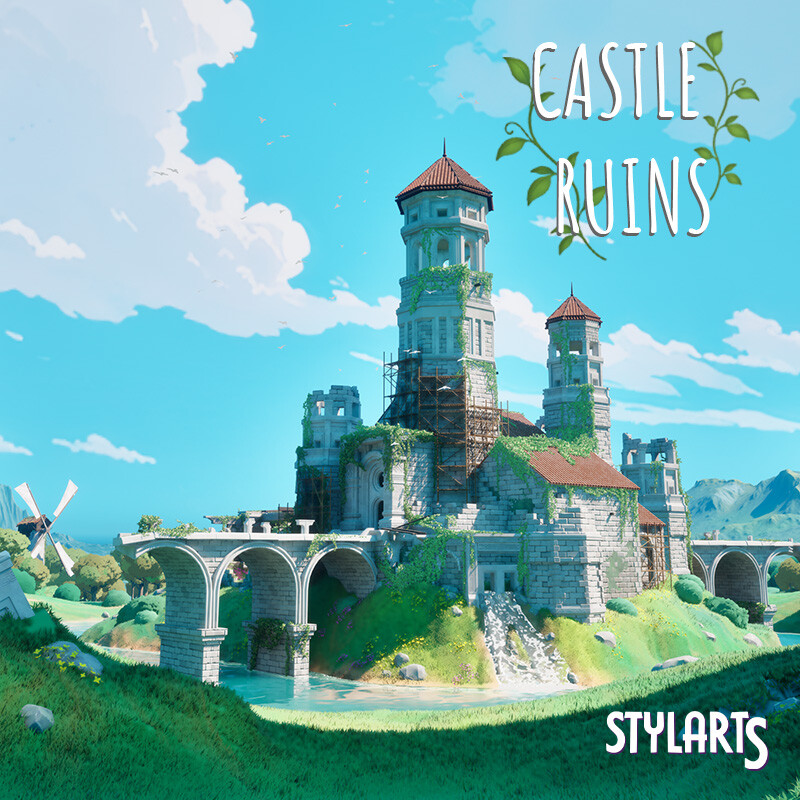 ArtStation - Stylized Castle Ruins