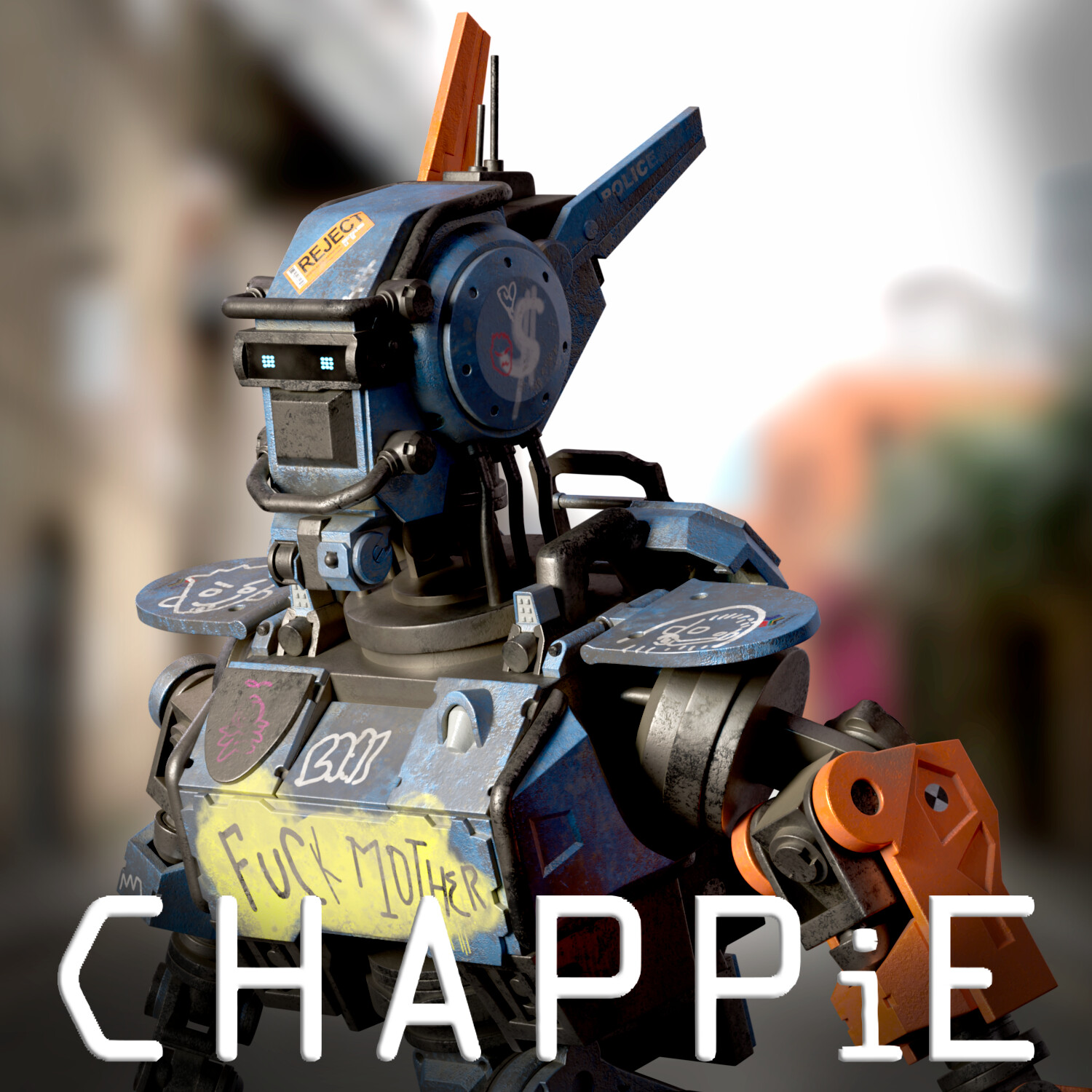ArtStation - CHAPPiE - 3D MODEL (fan art)