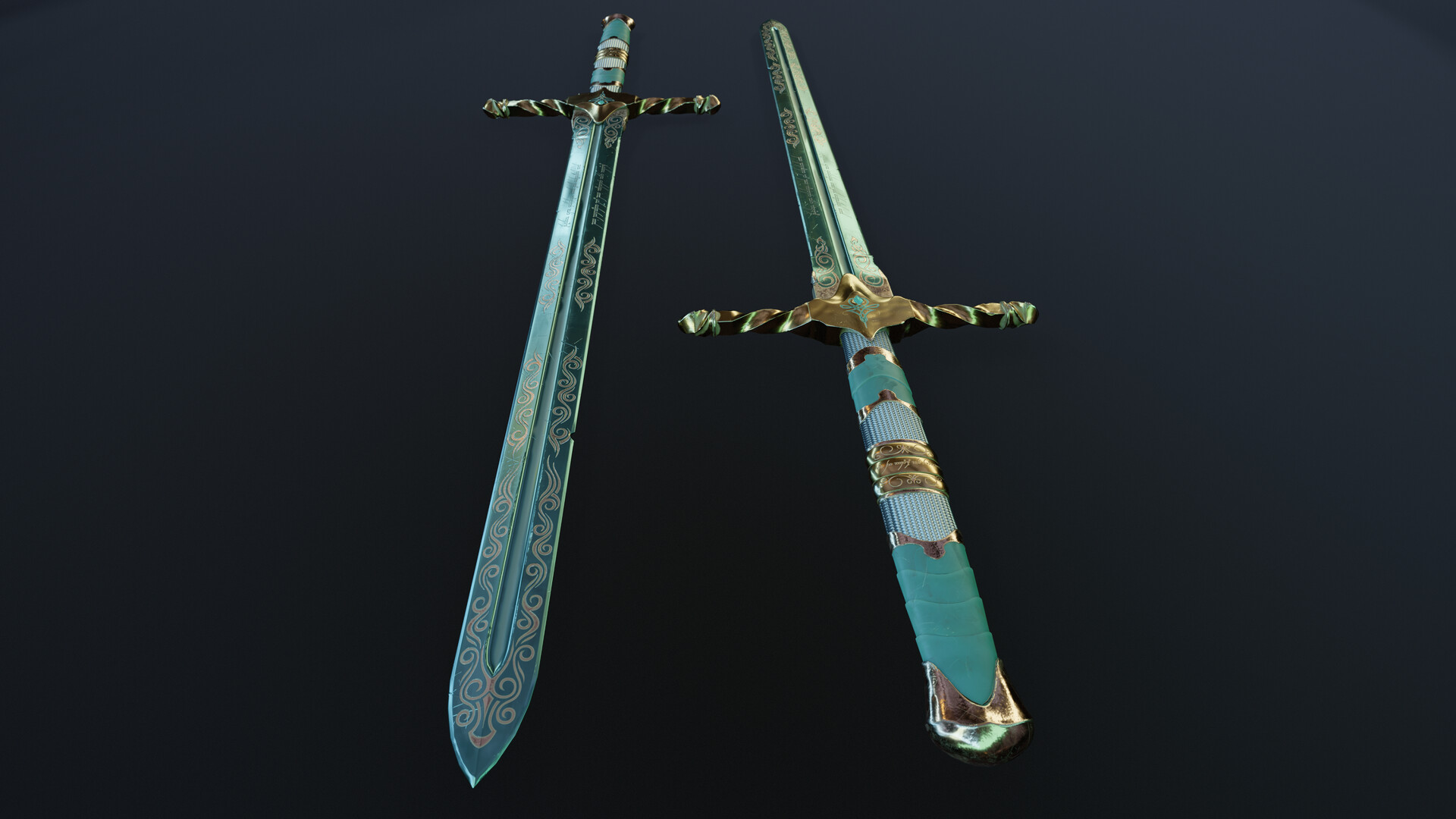 ArtStation - Stylized Elven sword