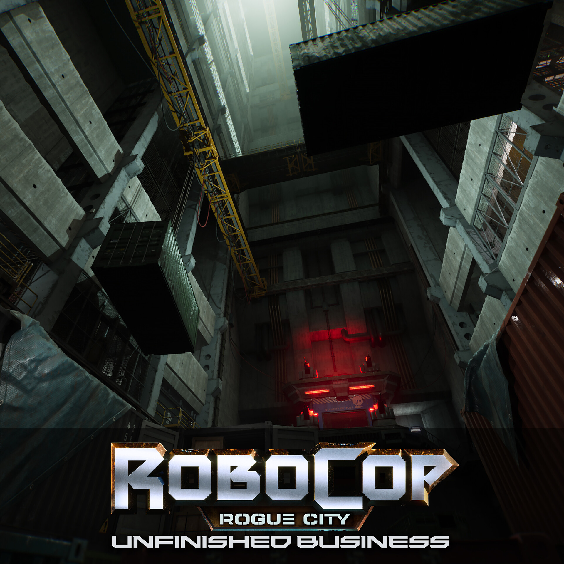 ArtStation - Service Corridors & Infrastructure - Robocop: Rogue City - Unfinished Bussiness