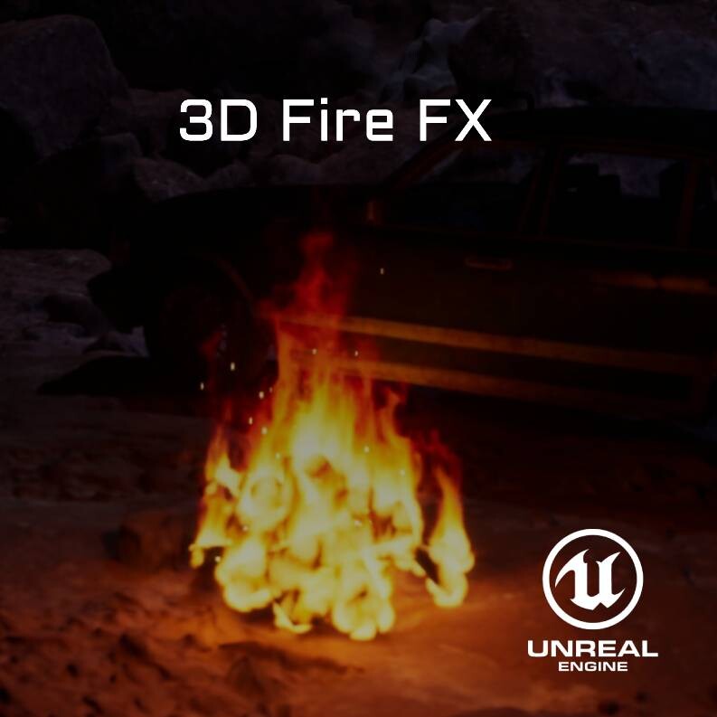 ArtStation - Fire 3D Fluid FX