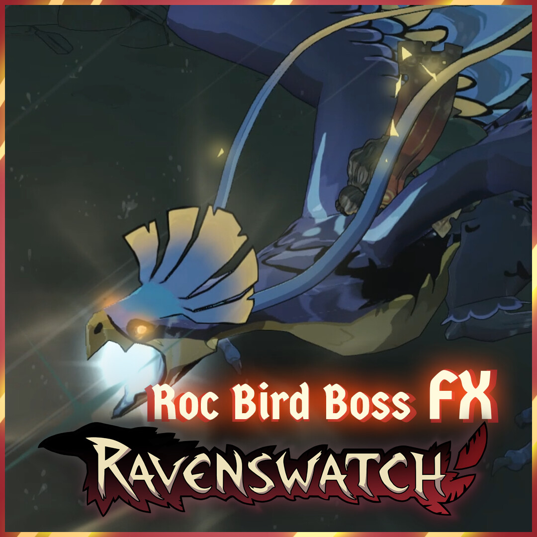 ArtStation - Ravenswatch - Simurgh The Roc Boss VFX