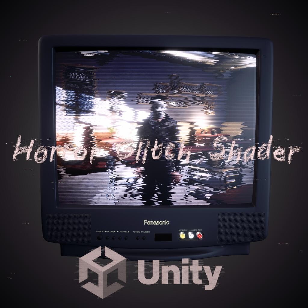 ArtStation - Horror Glitch Shader