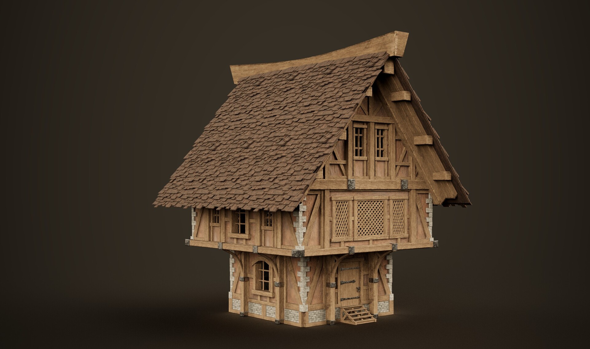 ArtStation - Medieval Modular House