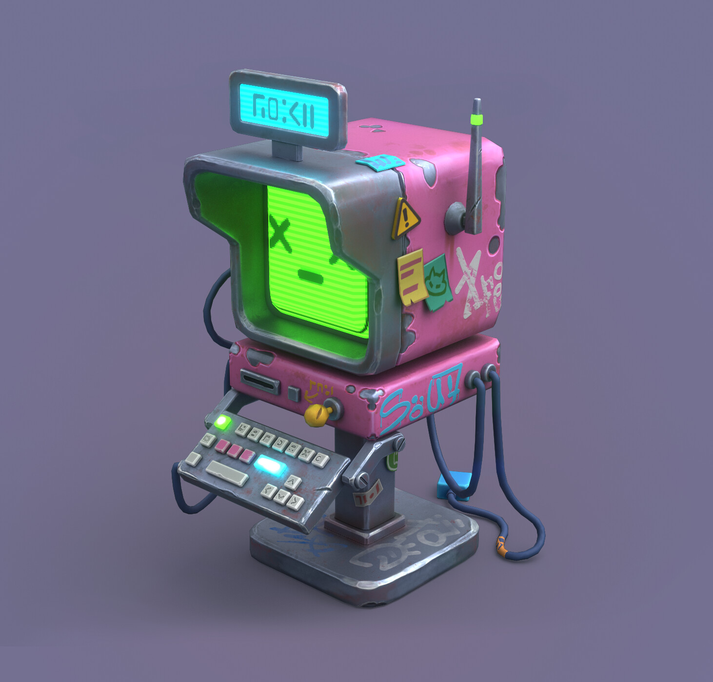 ArtStation - street computer