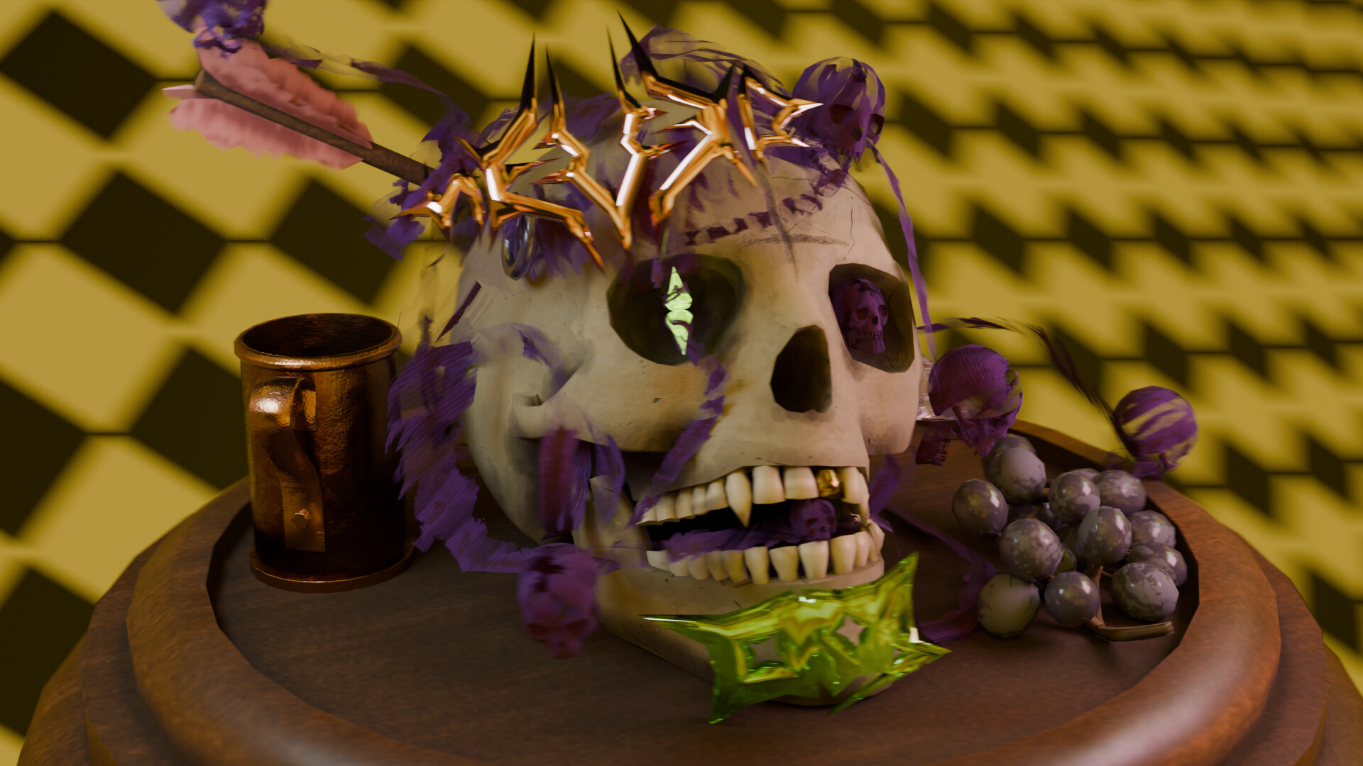 ArtStation - Cursed Skull