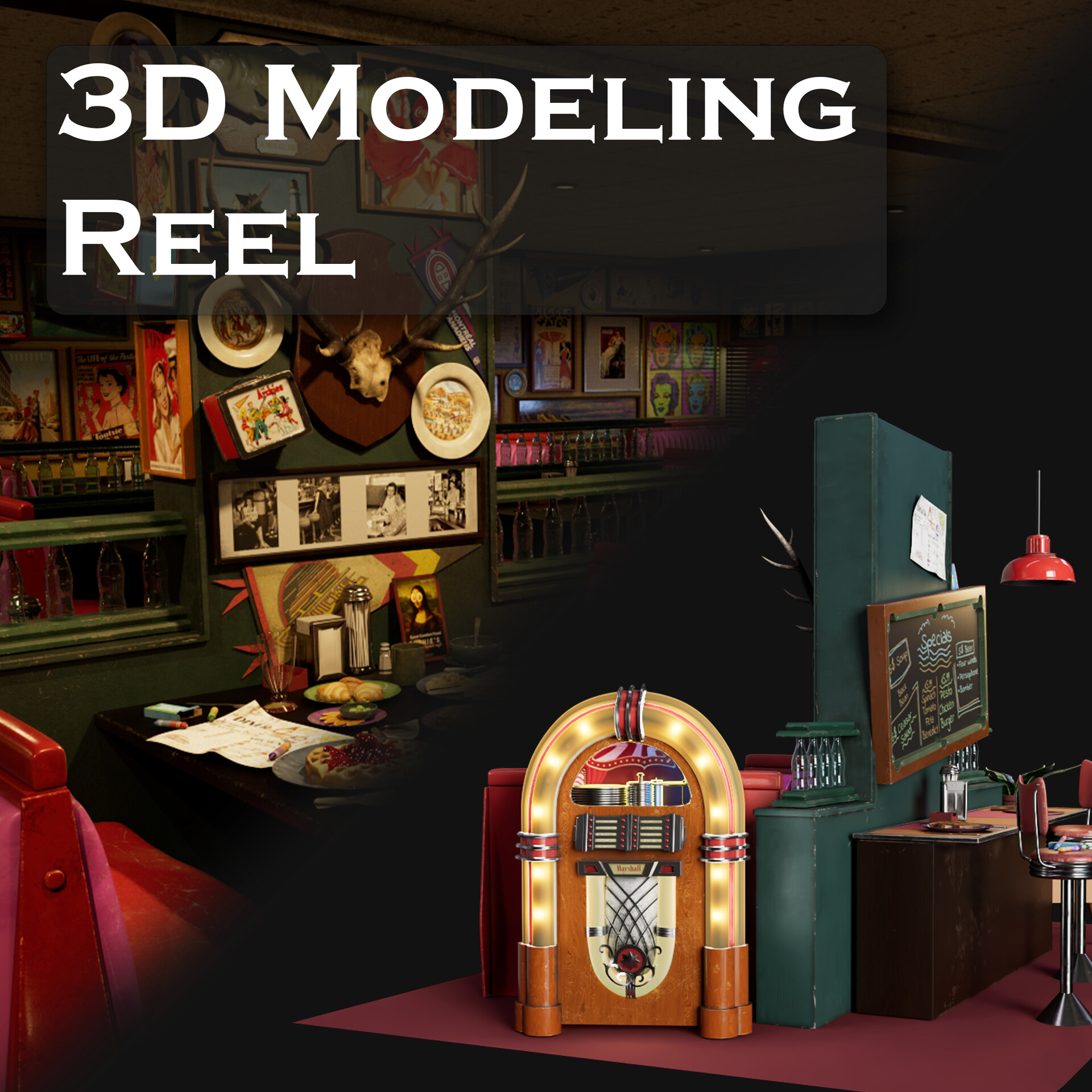Artstation Modeling Reel 2025