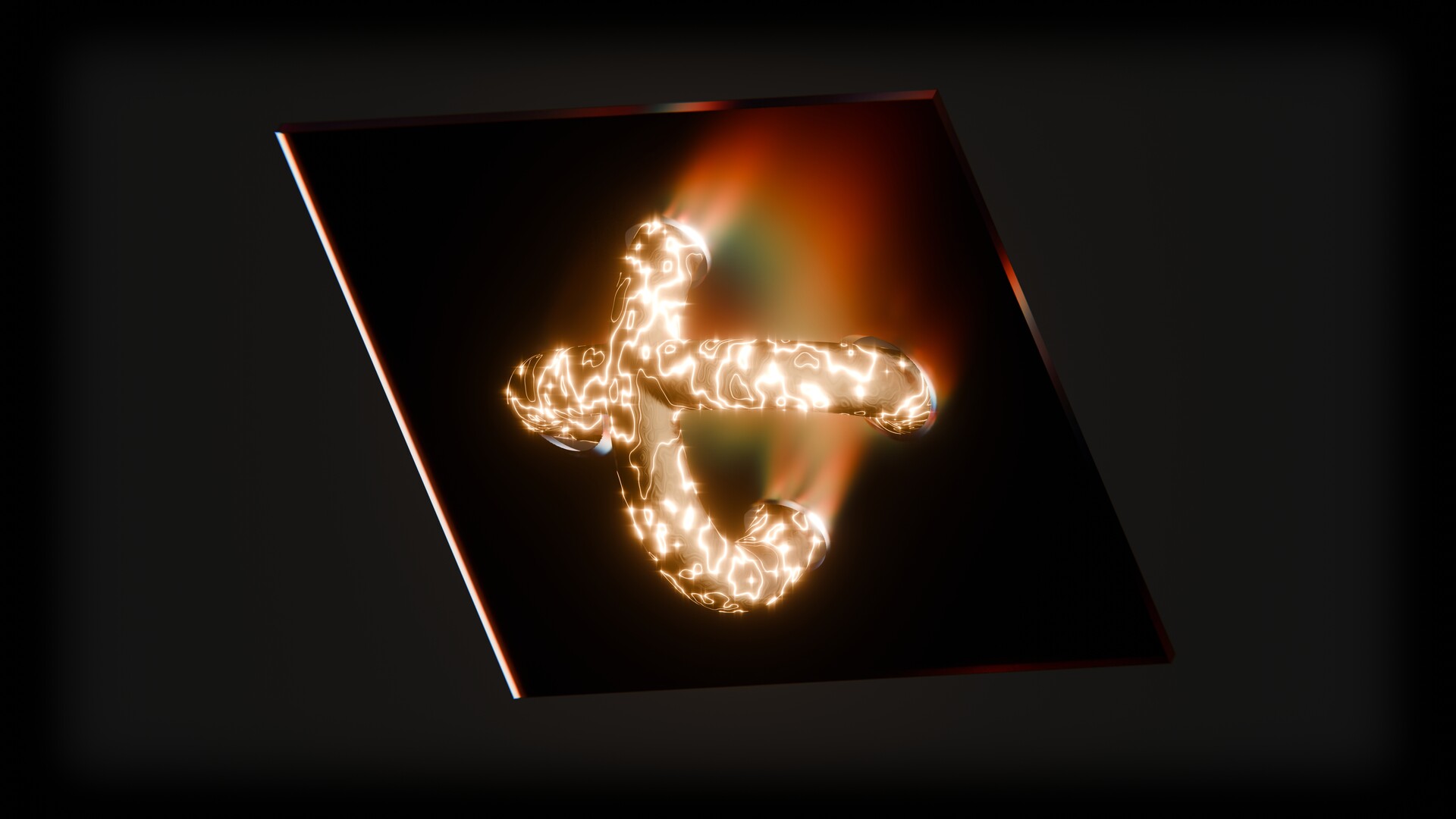 ArtStation - Abstract Boolean Loop-Blender Practise