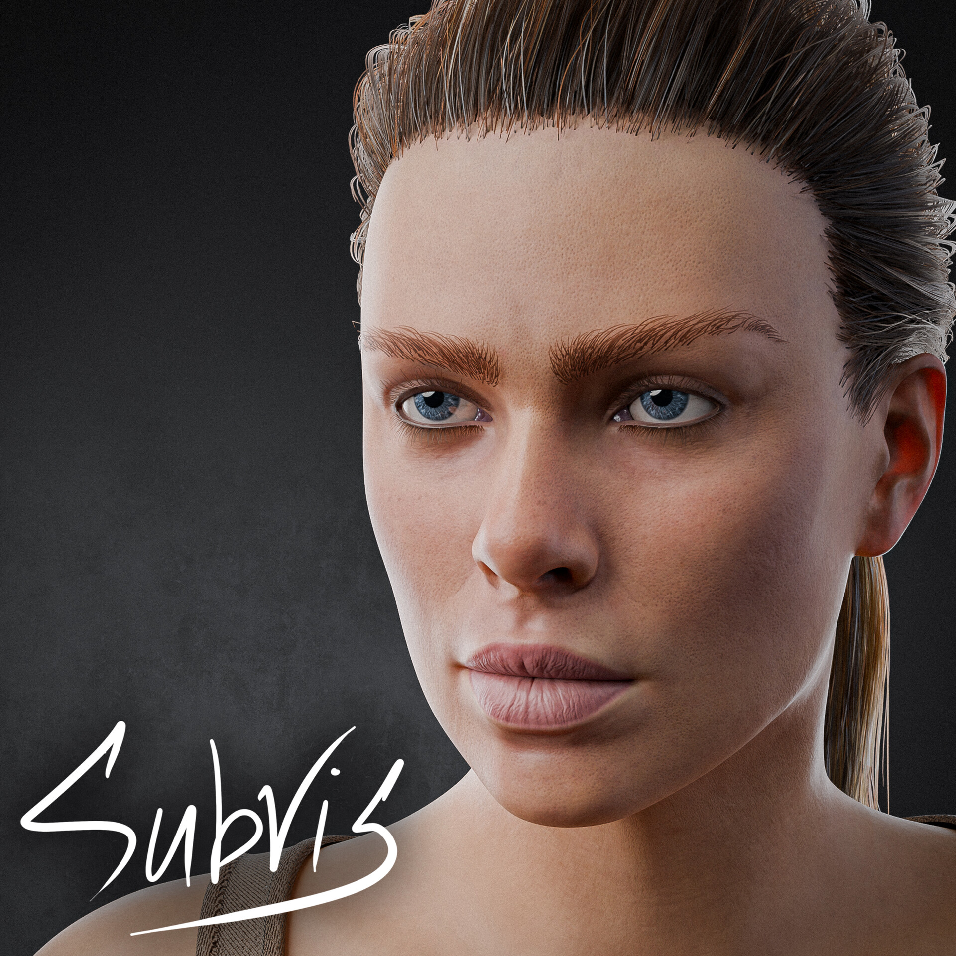 ArtStation - Iris - Gameready character