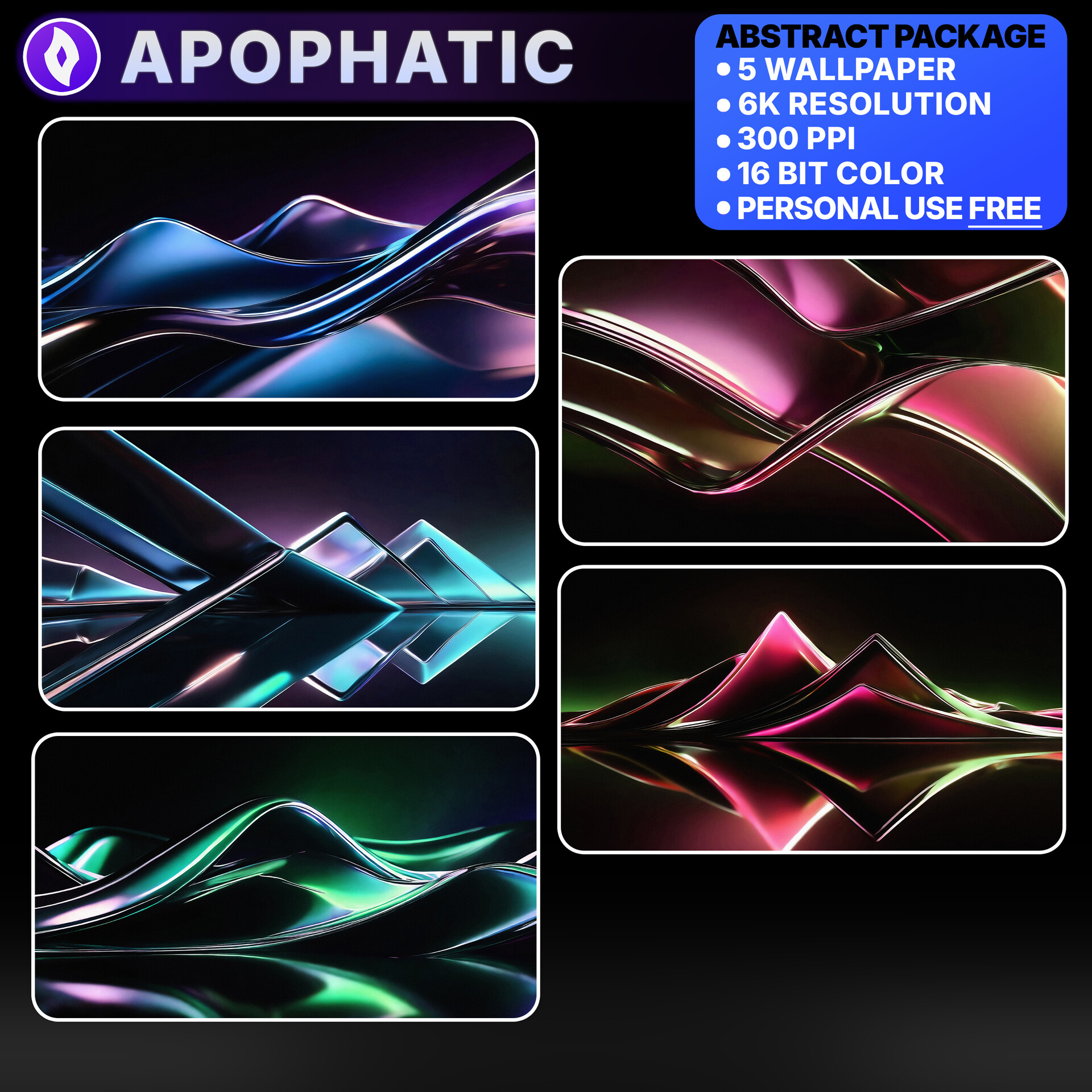 ArtStation - Apophatic | Abstract Wallpaper Package