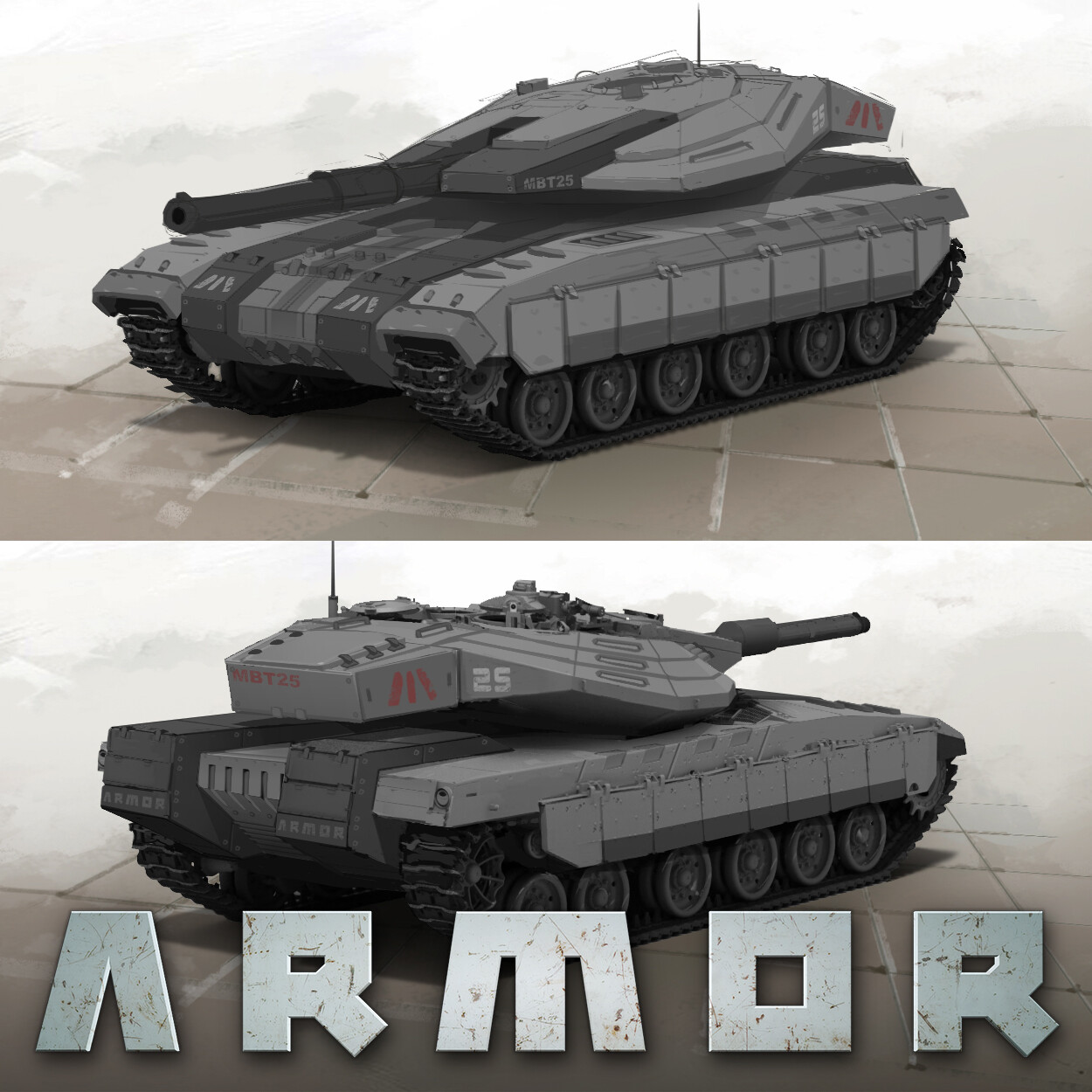 ArtStation - Tank Concept