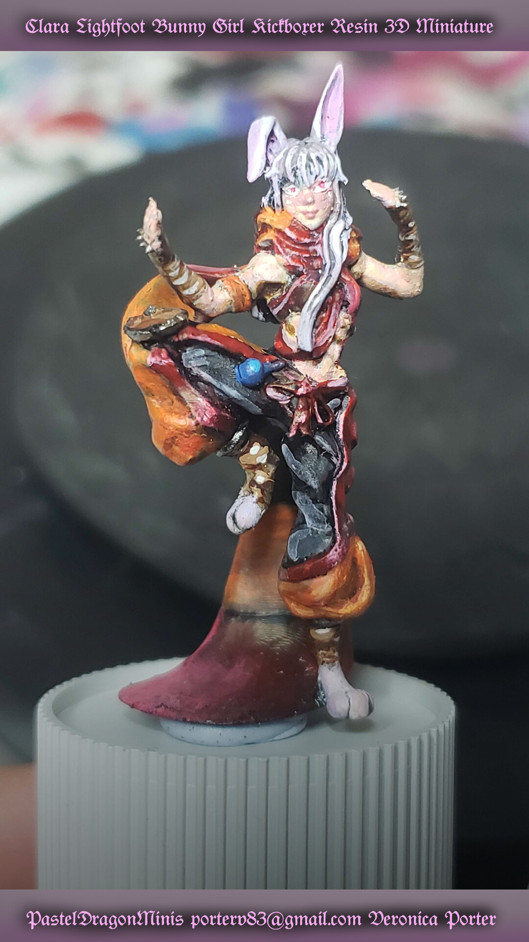 Veronica Porter - Clara Lightfoot, Bunnygirl Kickboxer TTRPG Miniature ...