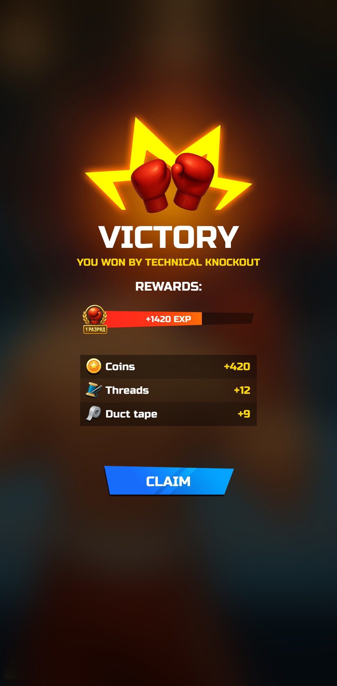 ArtStation - Boxing (Mobile game UI)