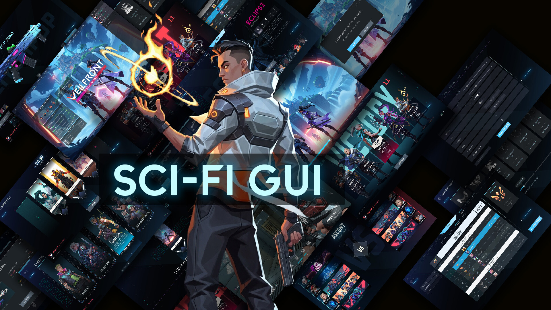 ArtStation - SCI-FI UI ASSET PACK [VEILFRONT]