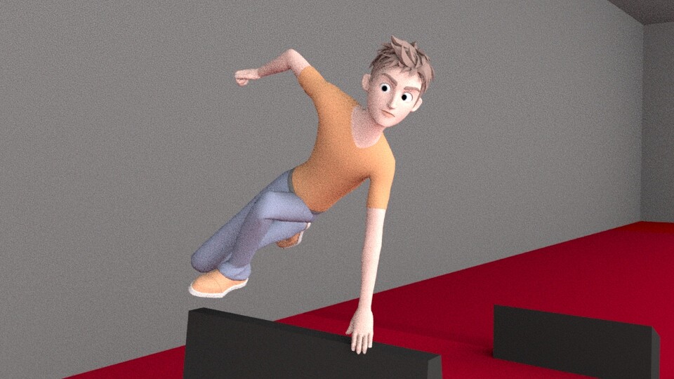 ArtStation - Obstacle course animation