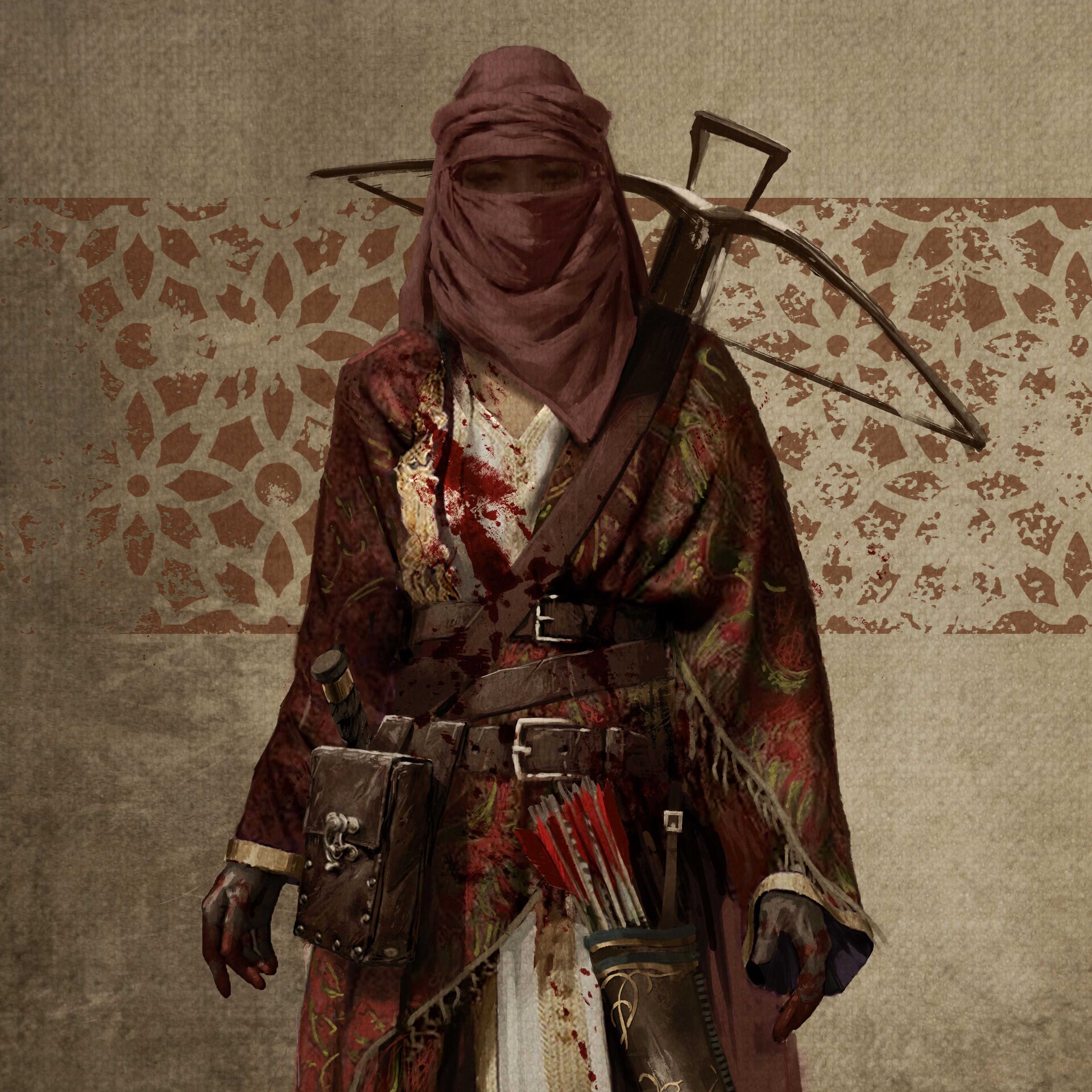 ArtStation - Nuzha, The veiled blade ("Sifhr" RPG)