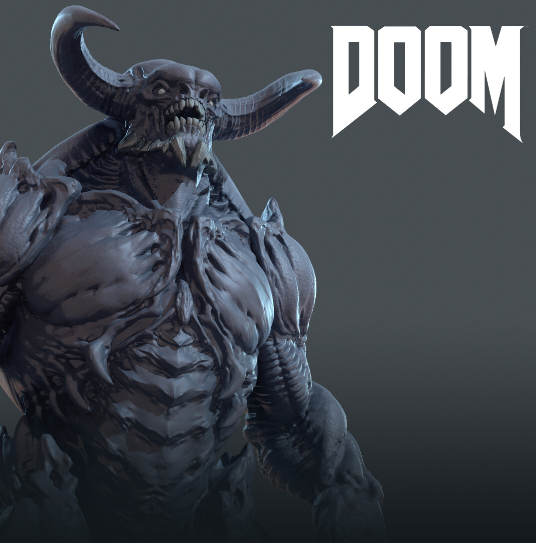 ArtStation - Baron of Hell Doom