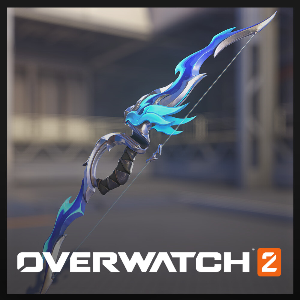 ArtStation - Overwatch 2 | Hanzo Azure Flame Weapon