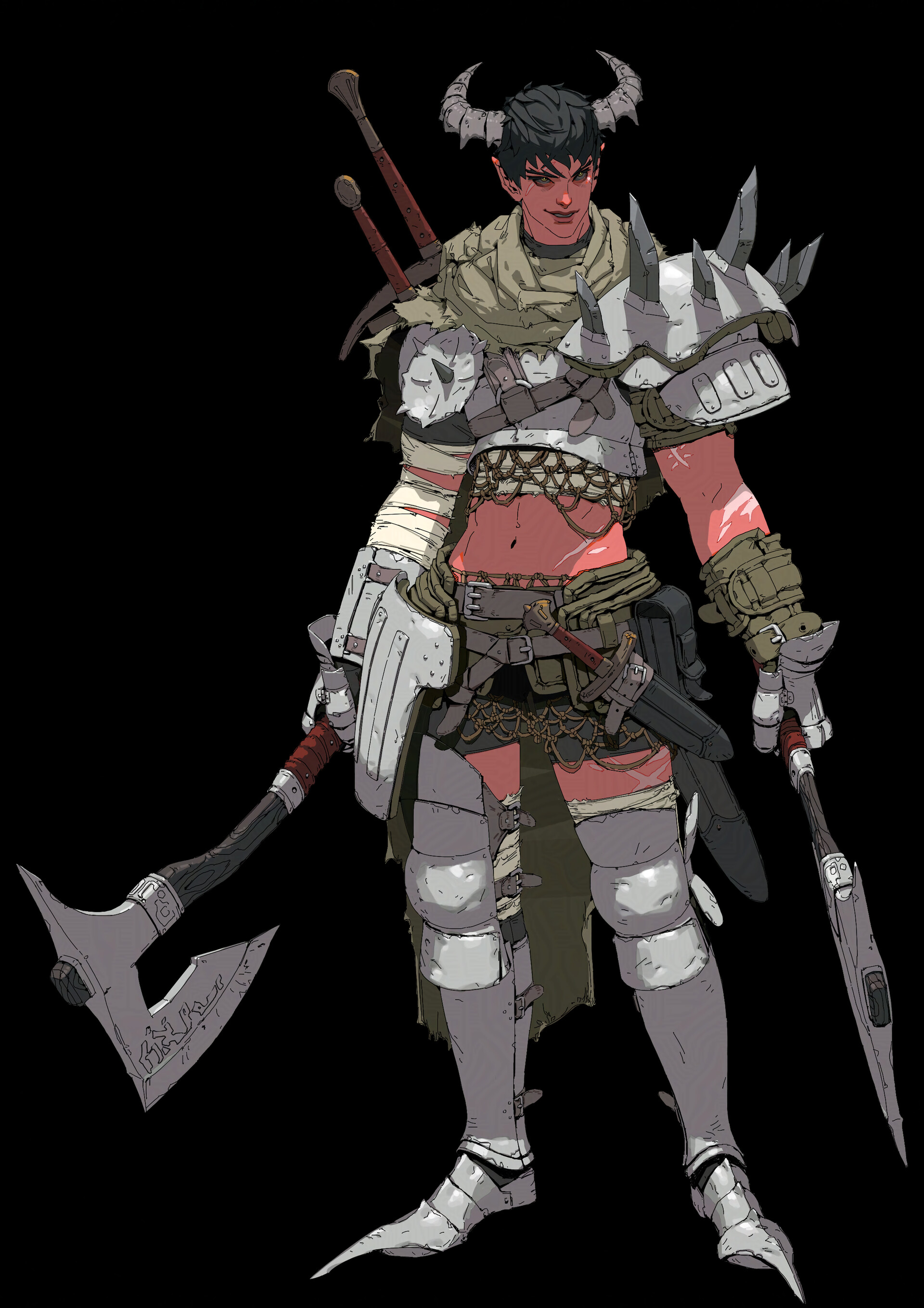 ArtStation - FIghter_Z-Tiefling_character of D&D univers