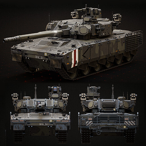 ArtStation - Future Advanced Main Battle Tank Proposal