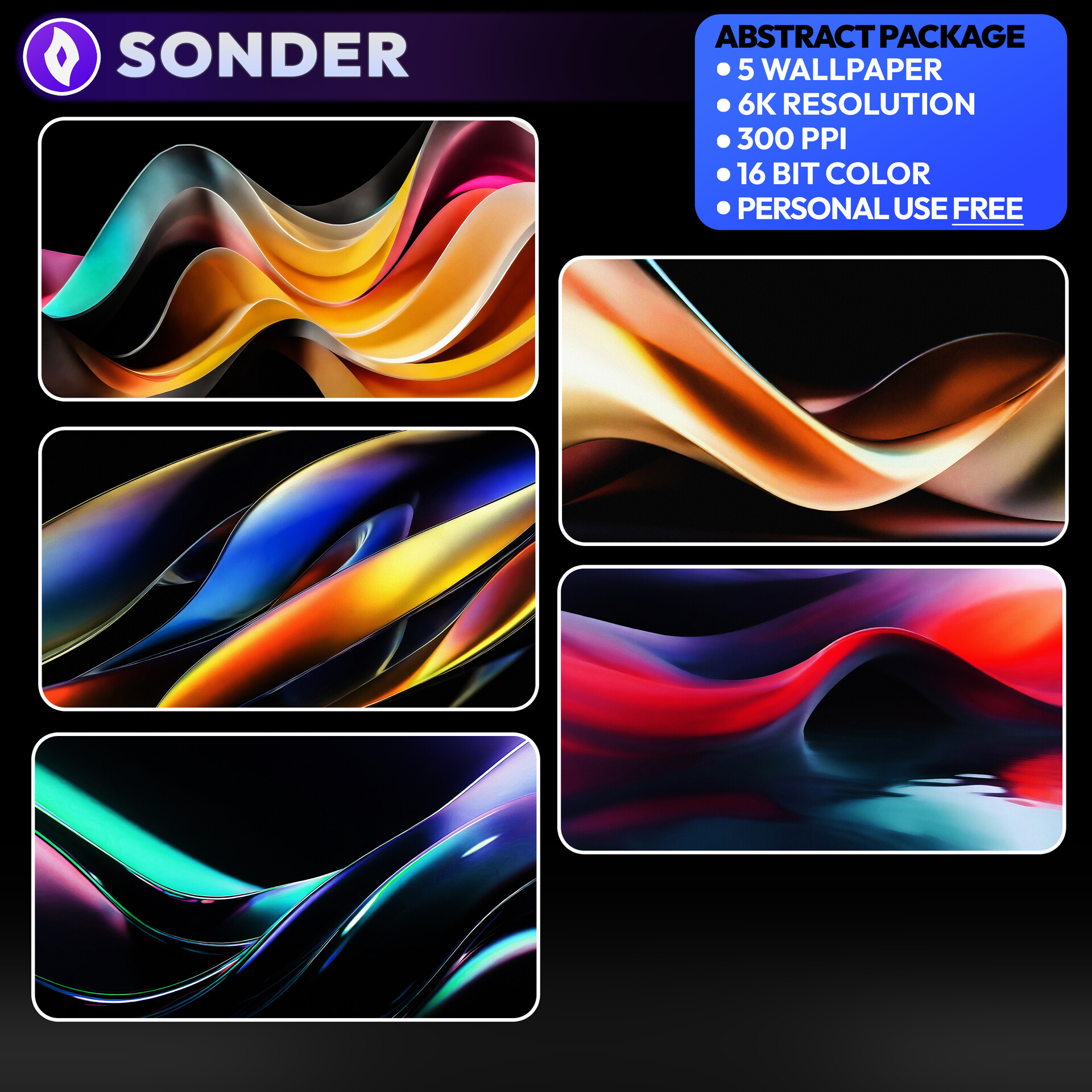 ArtStation - Sonder | Abstract Wallpaper Package