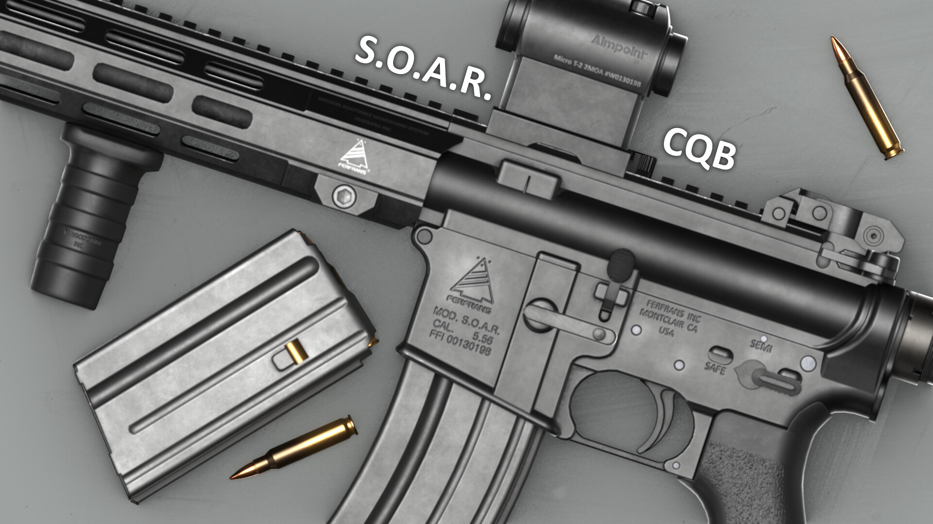 ArtStation - FERFRANS SOAR CQB AR-15