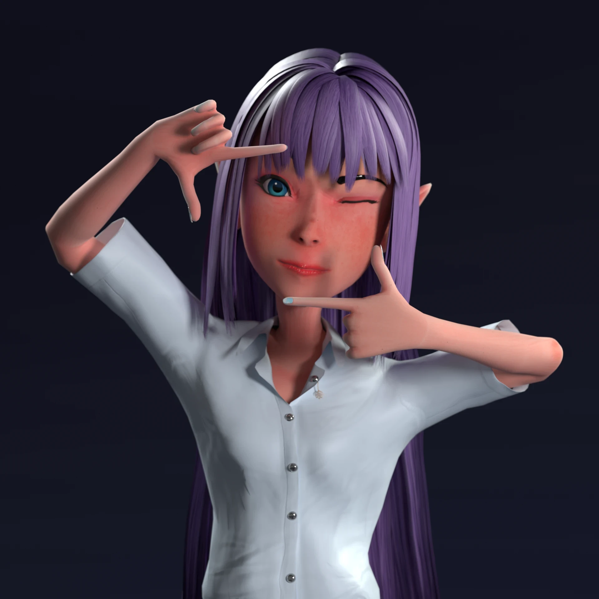 ArtStation - Miko Character stylized