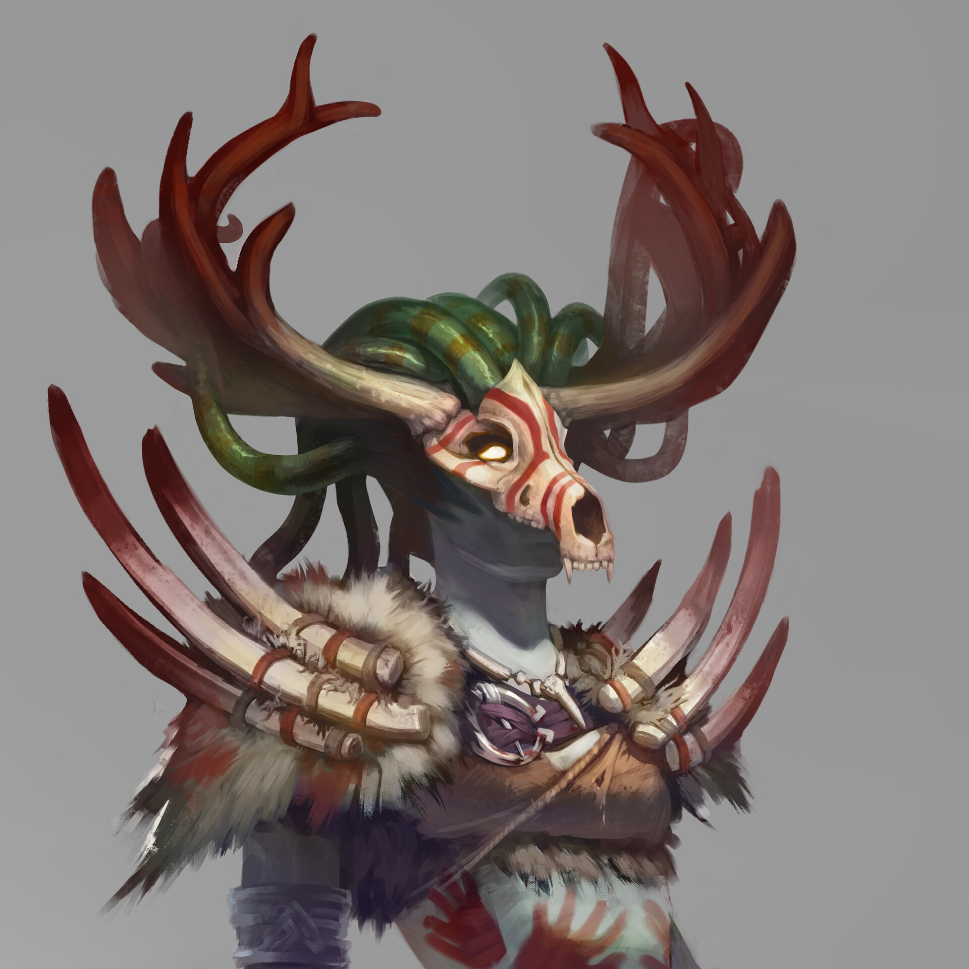 ArtStation - Vraska the Bone Shaman