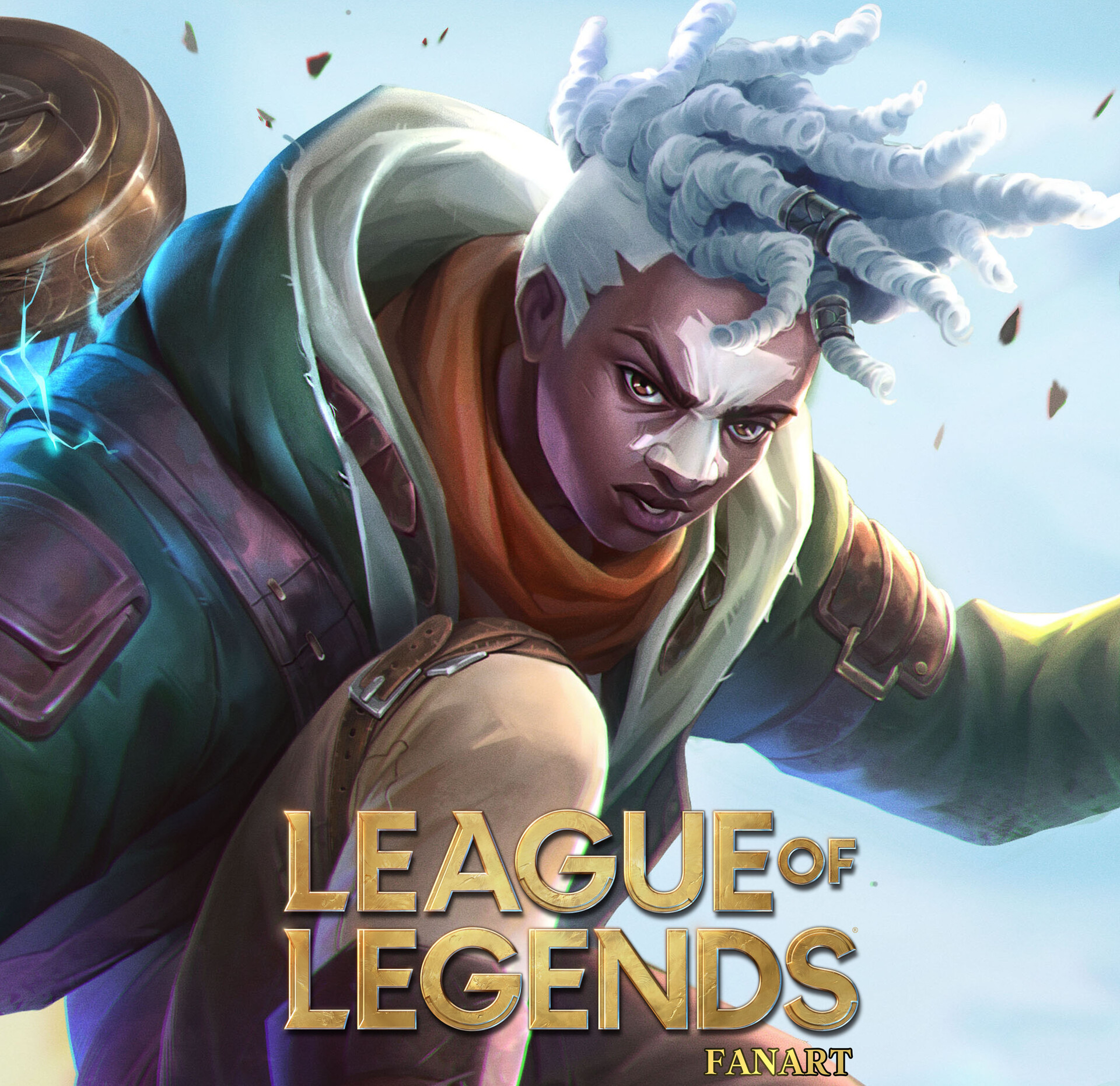 ArtStation - Fanart FireLight Ekko skin