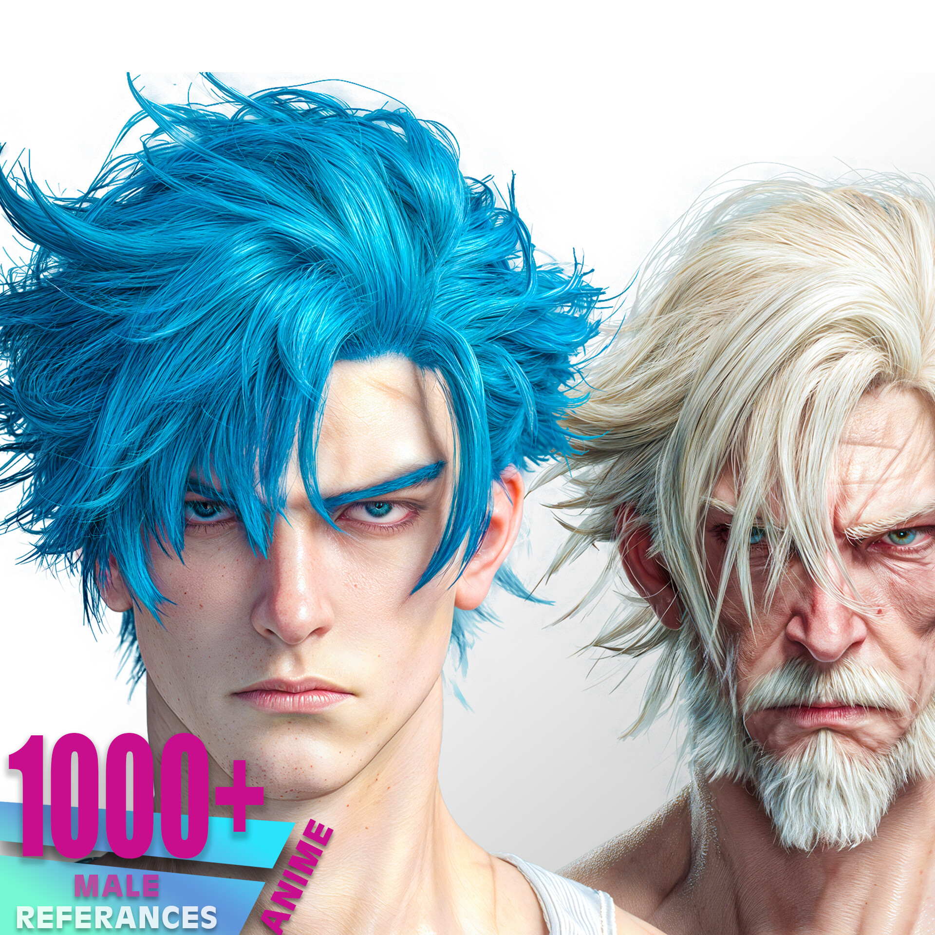 ArtStation - 1000+ Anime Style Male Character - Reference Image Pack v ...