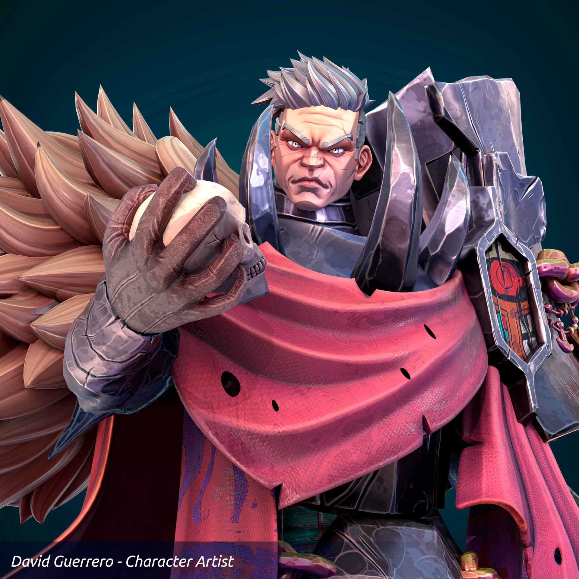 ArtStation - Forrel – 3D Stylized Character Inspired by Prelude Dark Pain