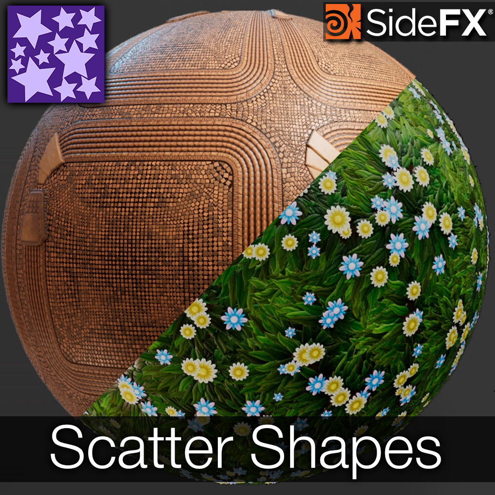 ArtStation - Scatter Shapes COP for Houdini 21