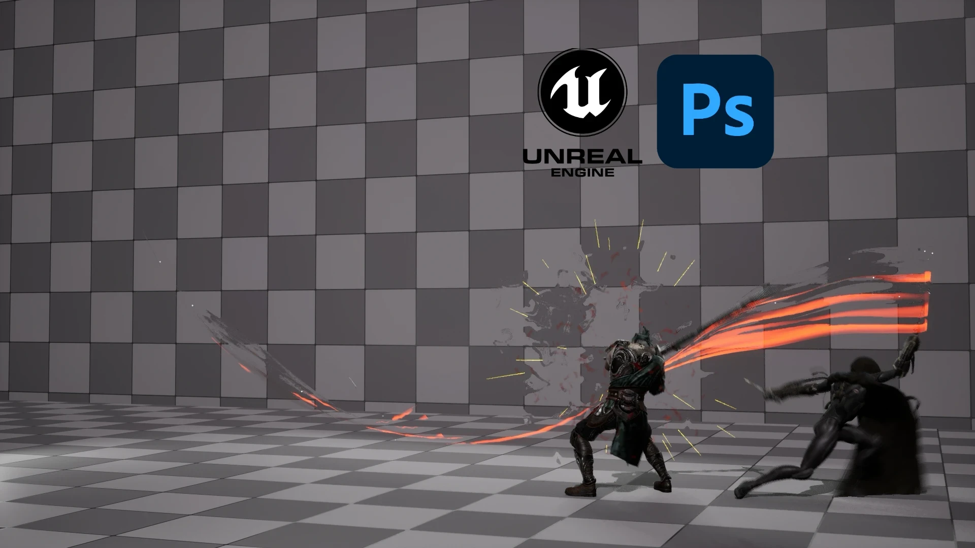 ArtStation - Flame slash attack - FX