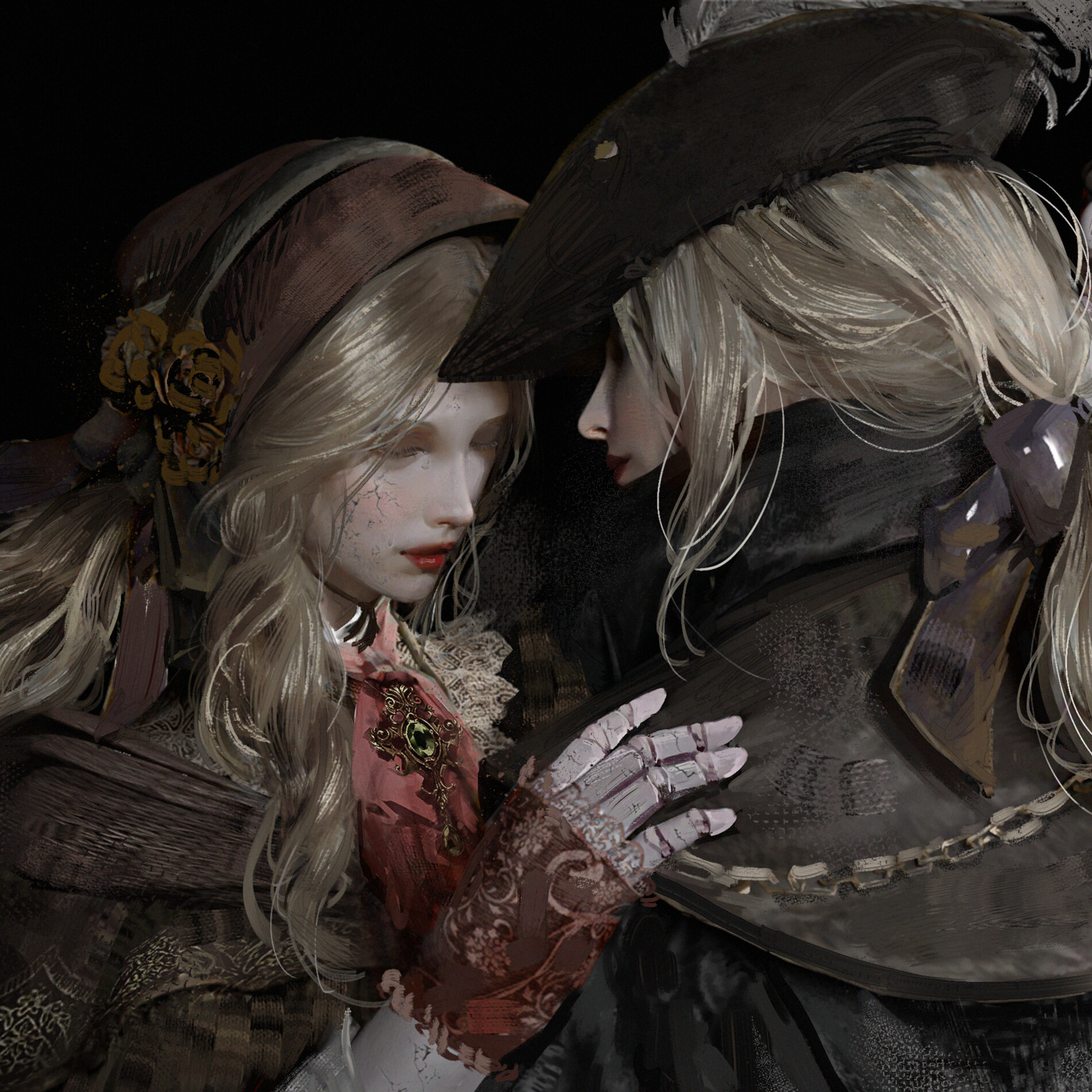 ArtStation - Lady Maria & The Doll | Bloodborne