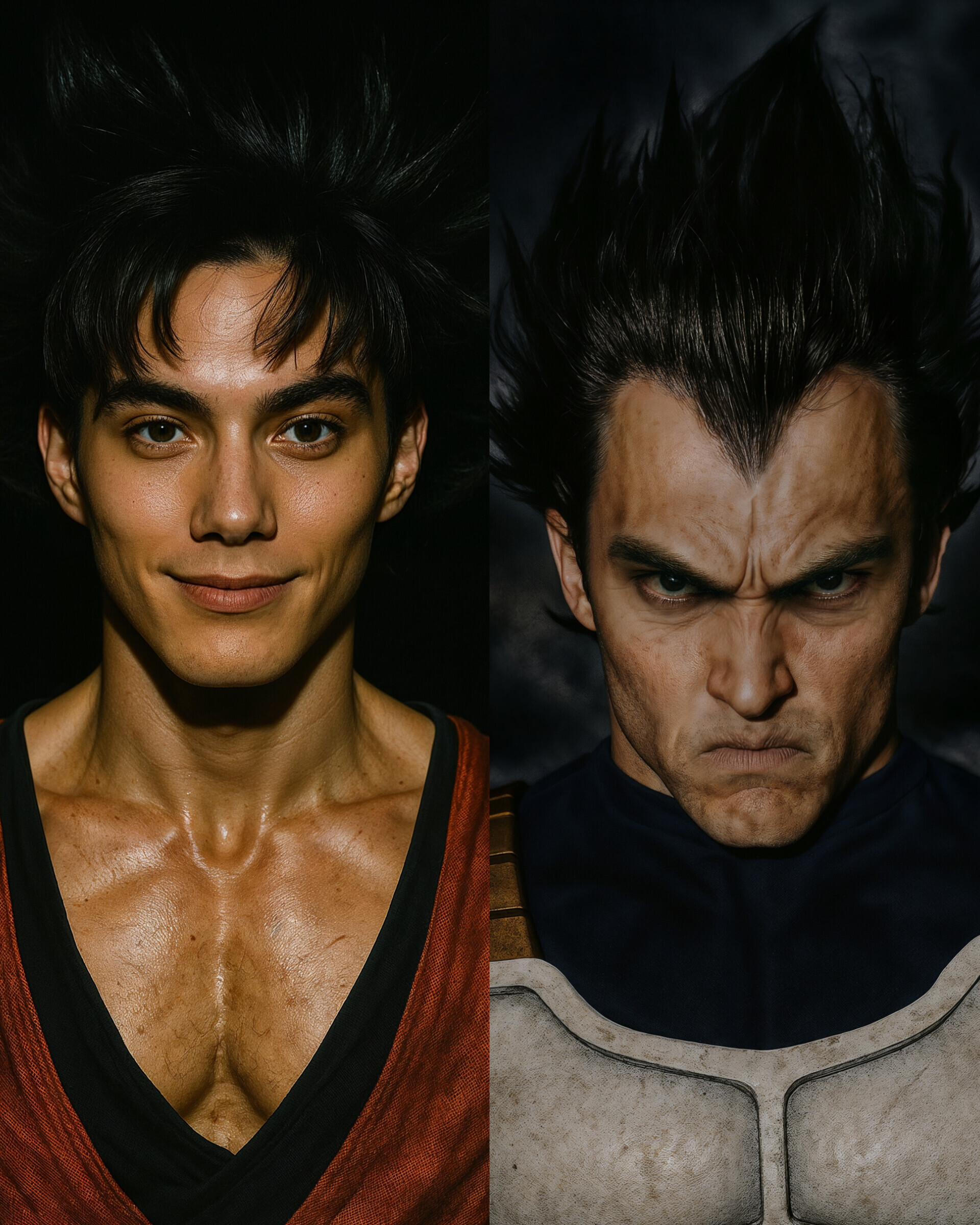 ArtStation - Goku and Vegeta realistic concept