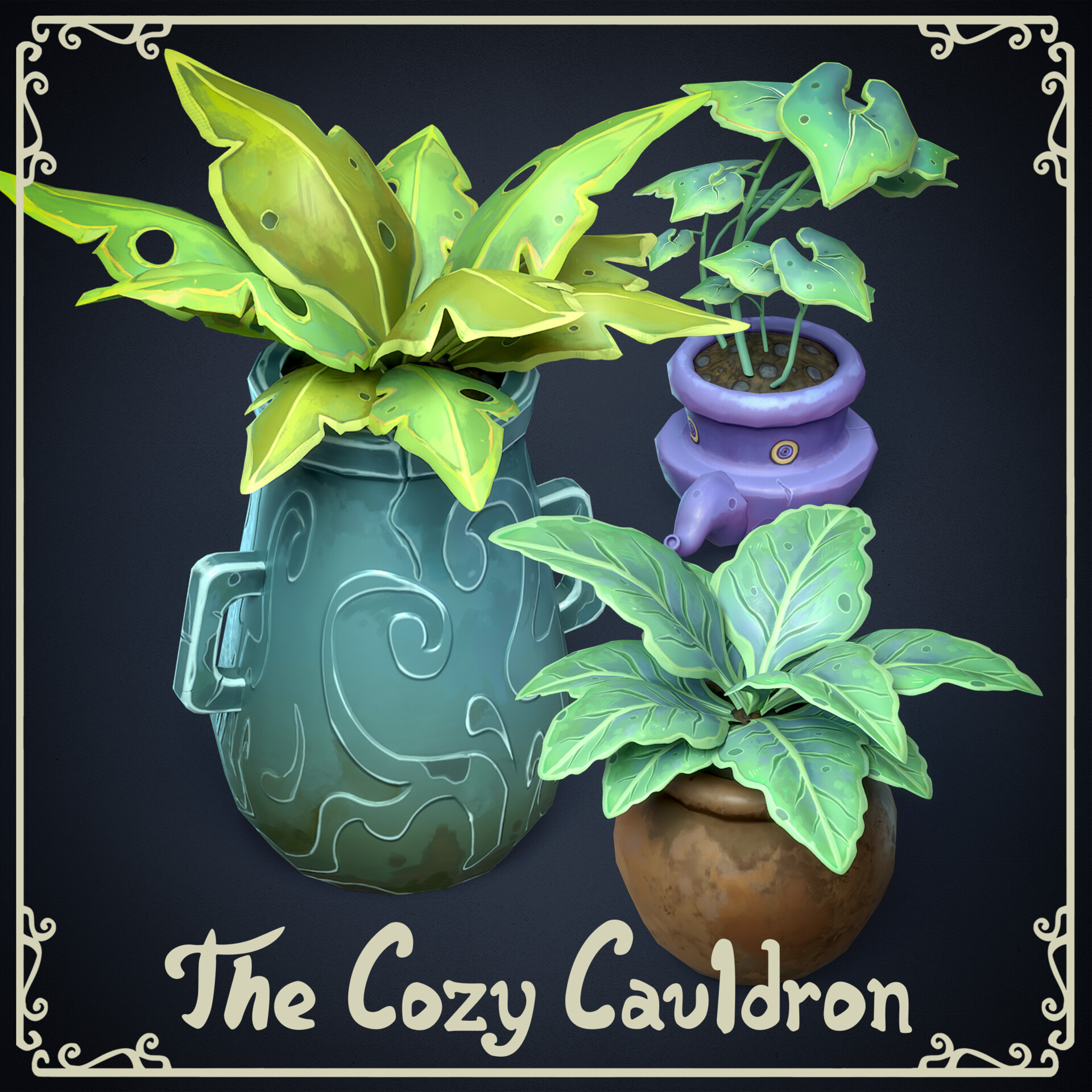 ArtStation - The Cozy Cauldron Props Part 3