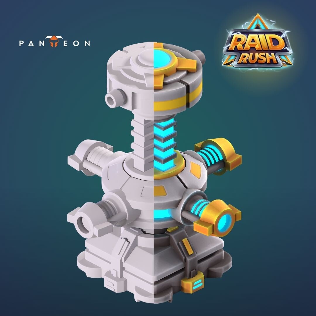 ArtStation - 3D Environment. Towers. Raid Rush by Panteon