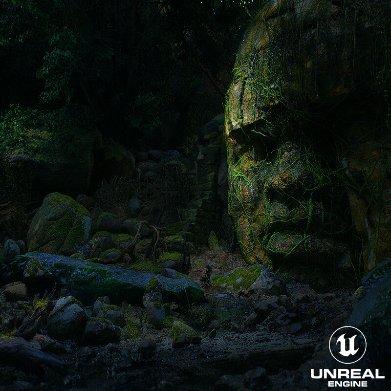 ArtStation - Aztec abandoned ruins in jungle UE5