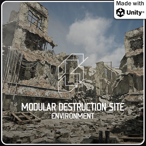 ArtStation - MODULAR DESTRUCTION SITE / UNITY