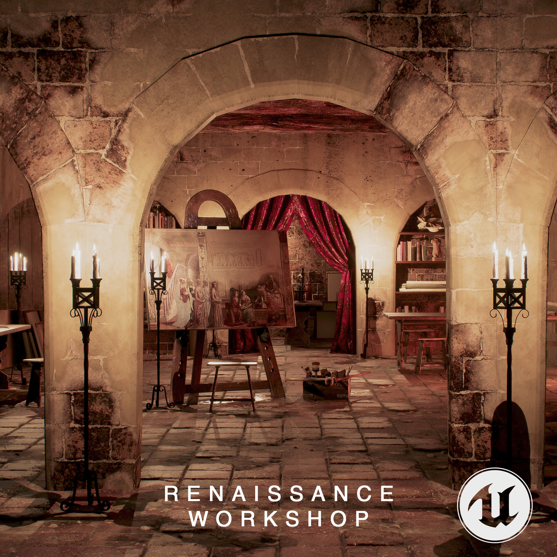 ArtStation - Renaissance Painter's Workshop