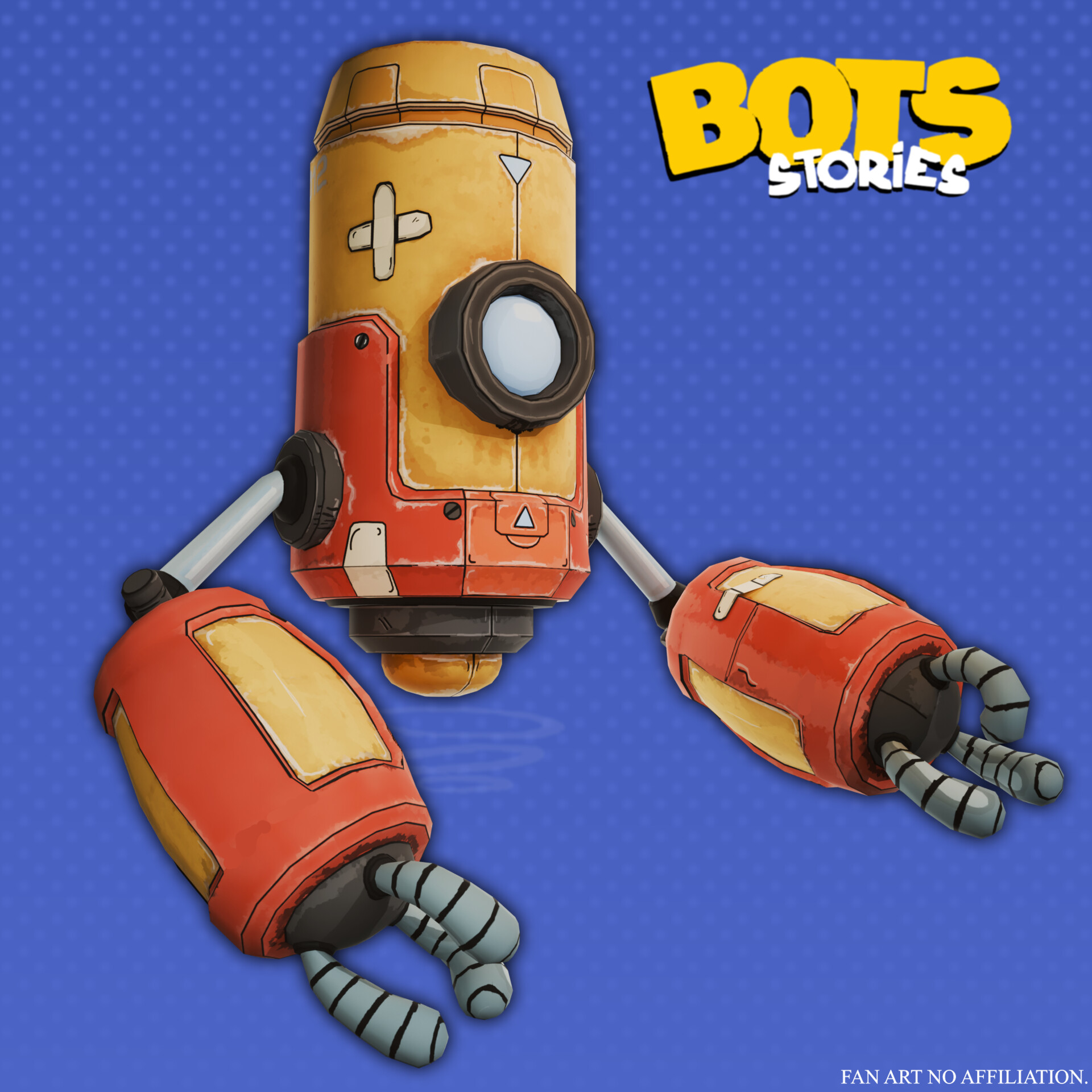 ArtStation - sci-fi stylized bot.