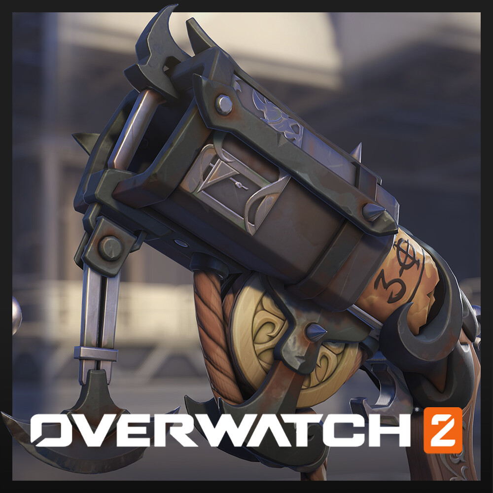ArtStation - Overwatch 2 | Roadhog Horror Hog weapon