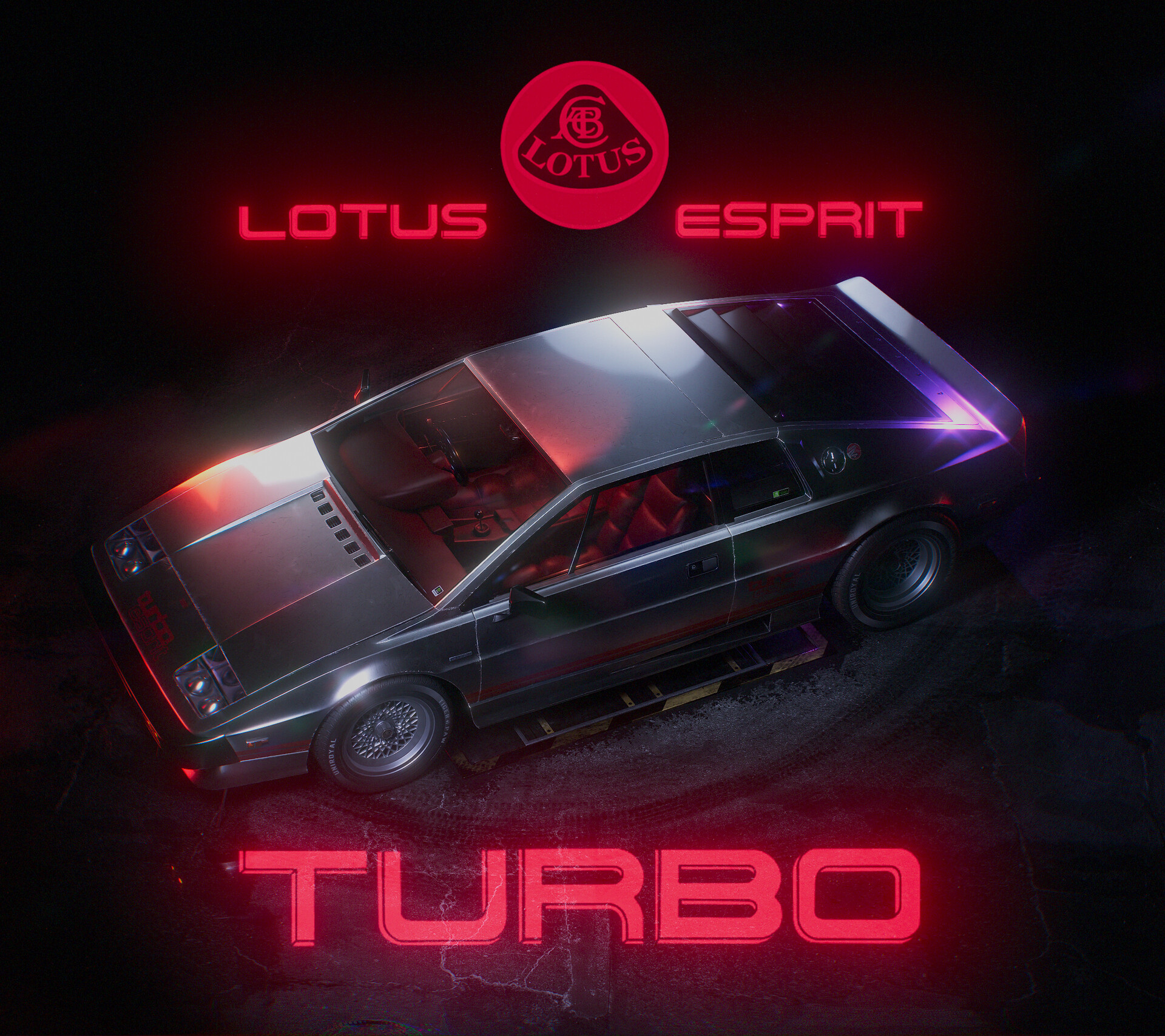 ArtStation - Lotus Esprit Turbo