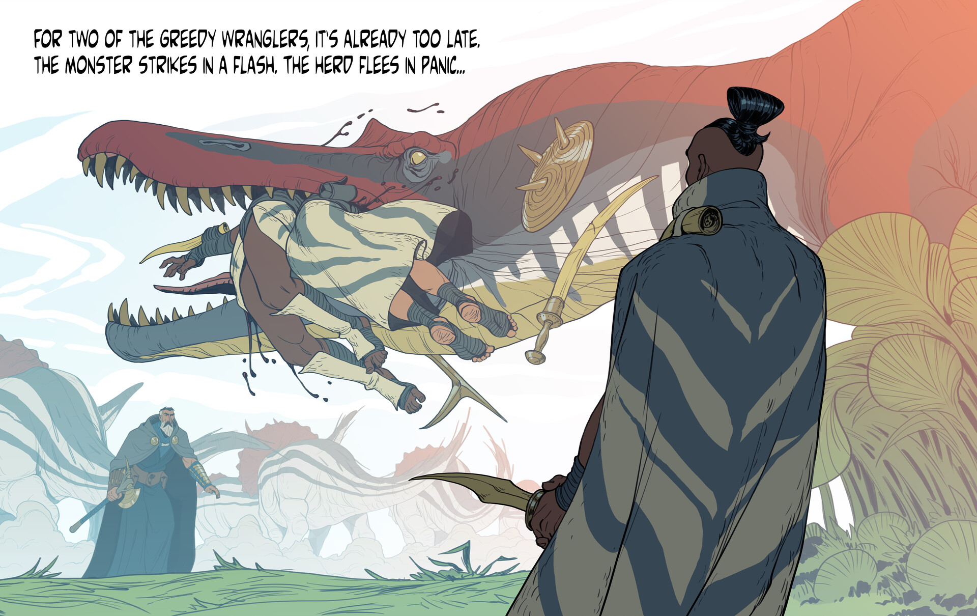 Matt Rhodes - DEAD gODS - Three-Horned Treachery pg.1