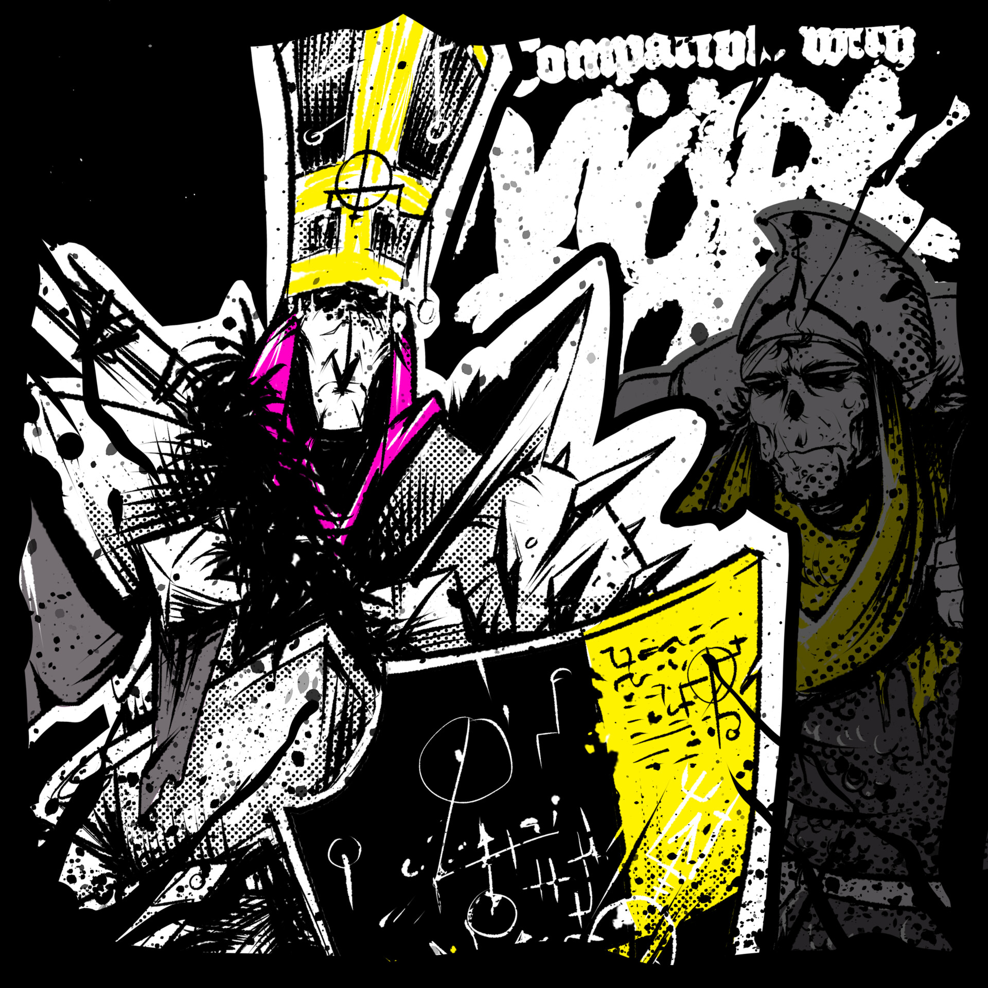 ArtStation - Personal : Style Exploration - Mörk Borg