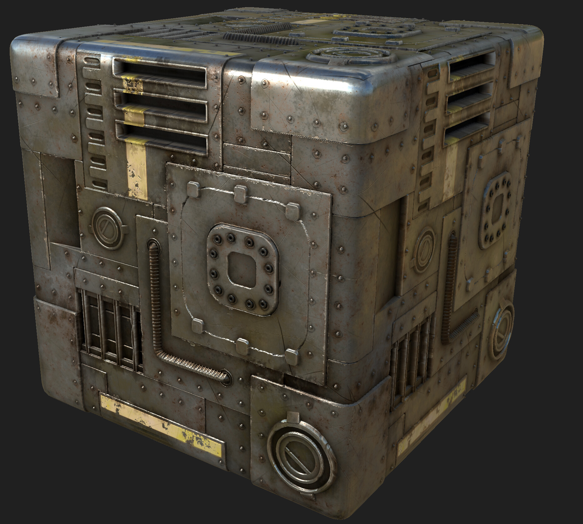 ArtStation - Metal Panel practice